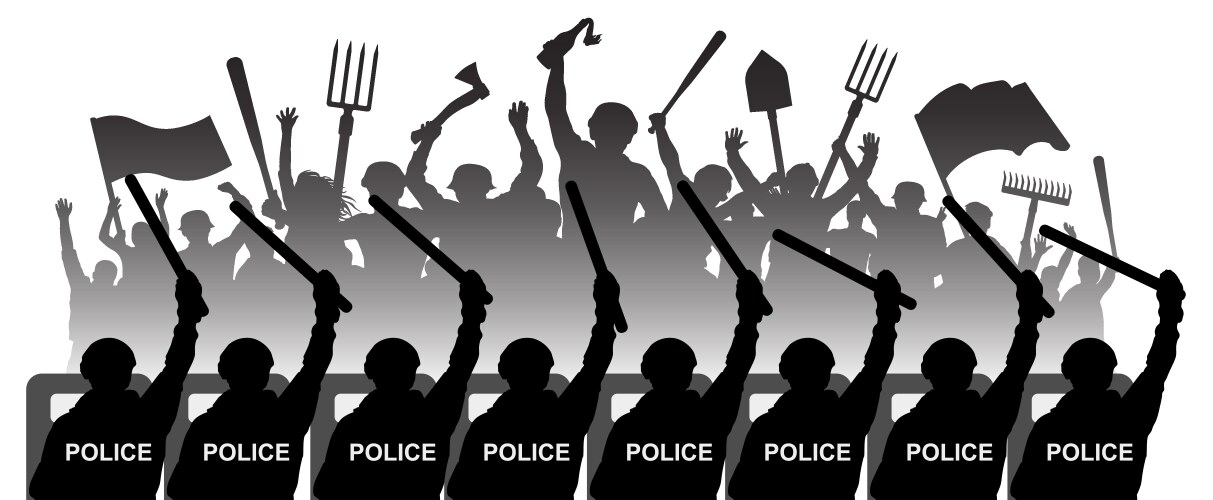 Angry Mob Vector Images (over 410)