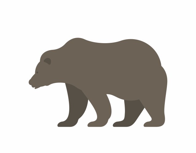 A bear Royalty Free Vector Image - VectorStock