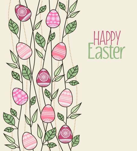 Easter frame Royalty Free Vector Image - VectorStock