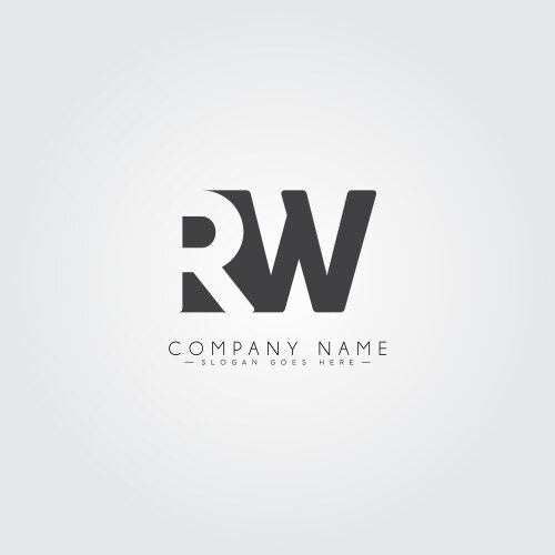Letter Rw Logo Vector Images (over 1,900)
