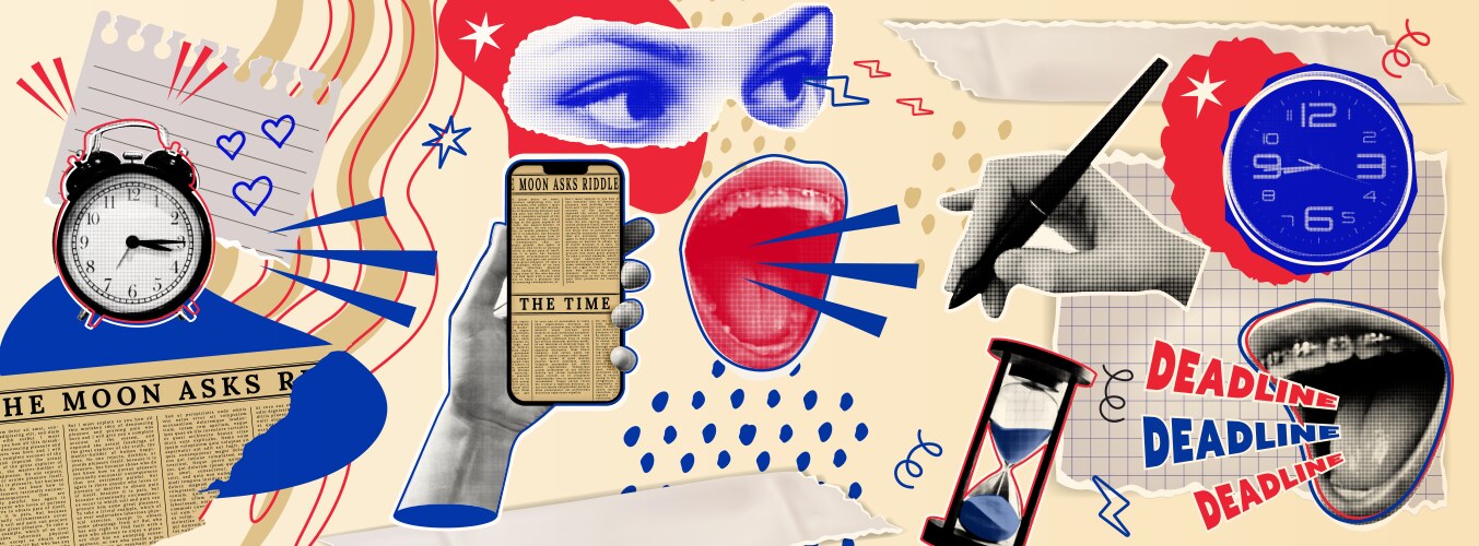 Newspaper Texture Newsprint Vector Images (over 430)