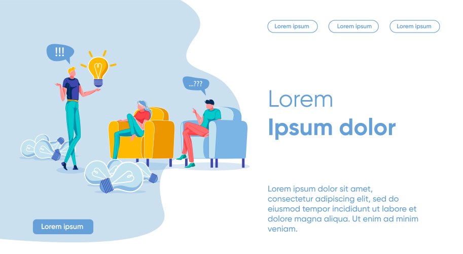 A new idea Royalty Free Vector Image - VectorStock