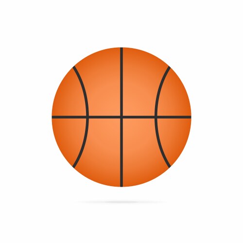 Cartoon basketball Royalty Free Vector Image - VectorStock