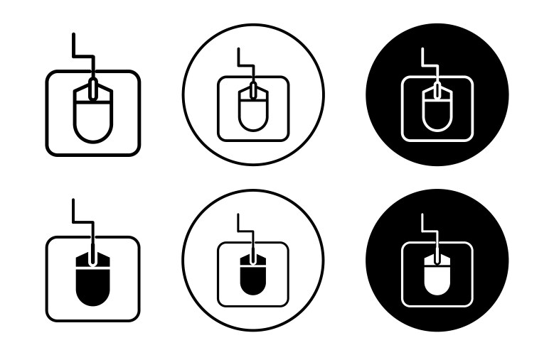 Computer Mouse Outline Vector Images (over 17,000)