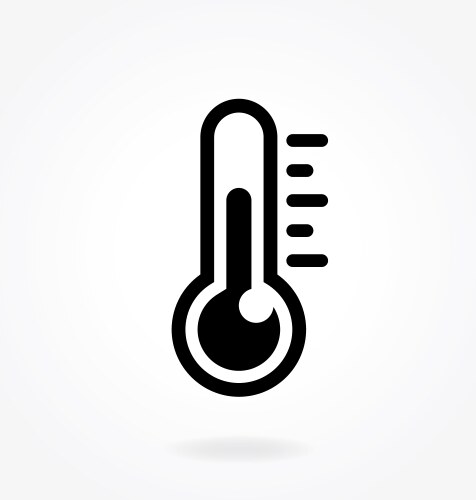 Temperature sensor icon Royalty Free Vector Image