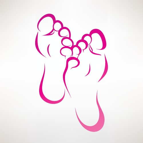 Foot Outline Feet Vector Images (over 2,400)