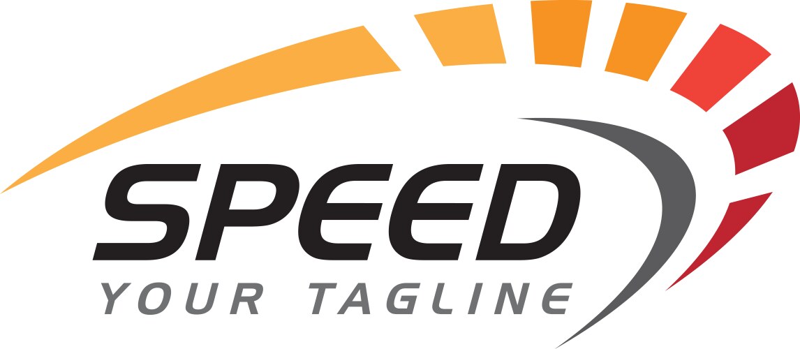 Speed icon simple design Royalty Free Vector Image