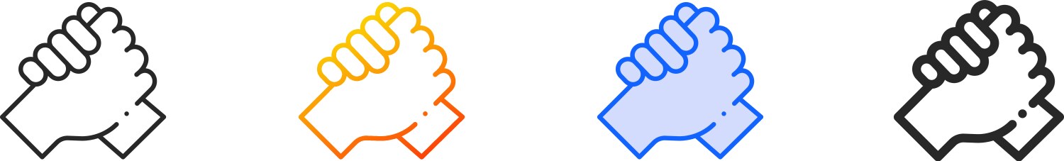 Brother Hand Shake Vector Images (83)