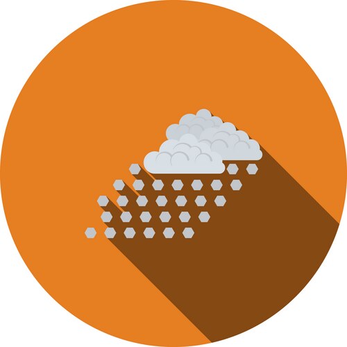 Hail icon Royalty Free Vector Image - VectorStock