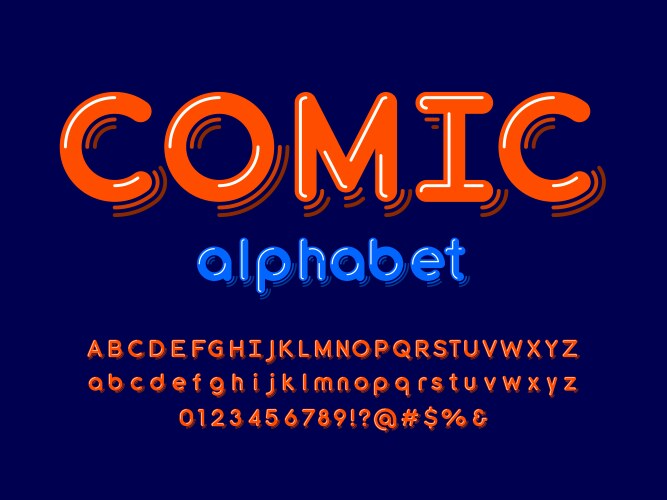 Geometric hipster modern creative font abc Vector Image