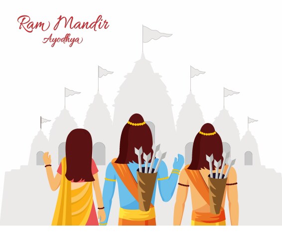 Ayodhya Ram Mandir Vector Images (over 230)