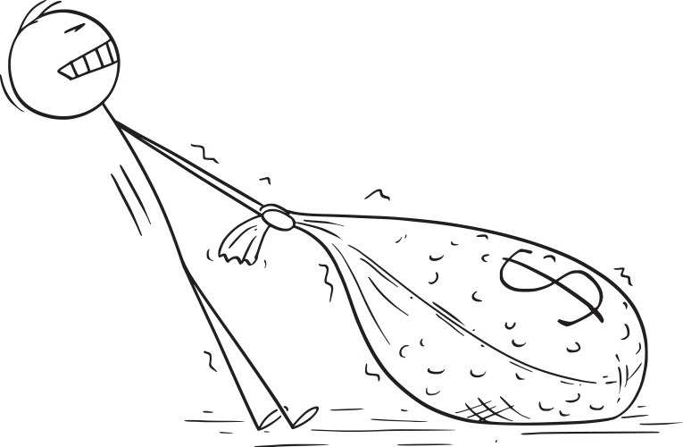 Man Pulling Vector Images (over 5,300)