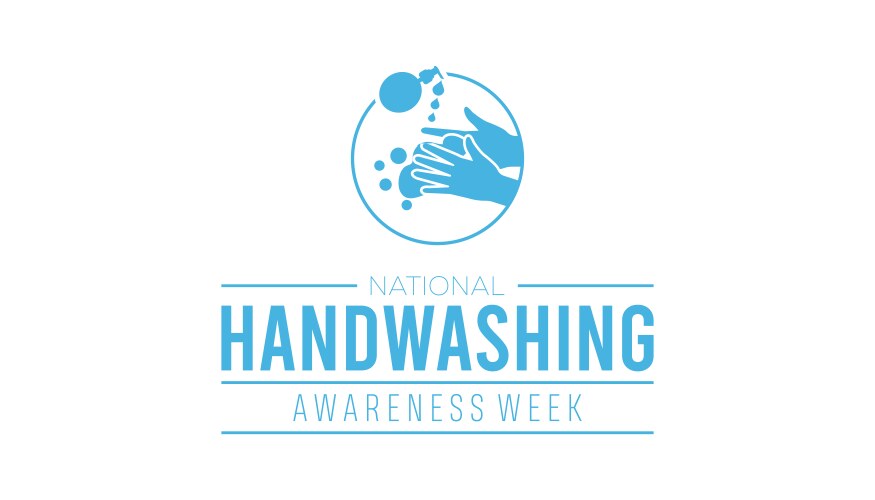 National handwashing awareness week Royalty Free Vector