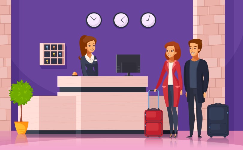 Hotel cartoon Vector Images & Graphics for Commercial Use | VectorStock