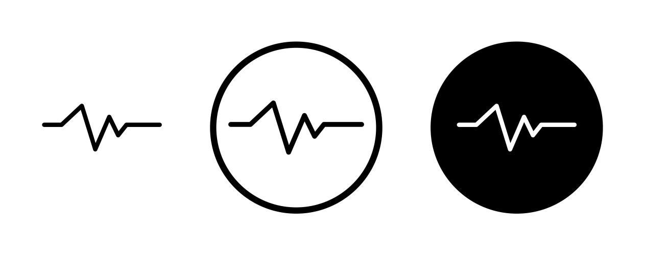 Pulse icon Royalty Free Vector Image - VectorStock