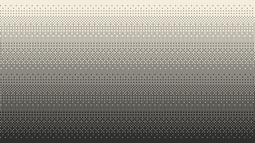 Pixel art gradient from dark blue to white color Vector Image