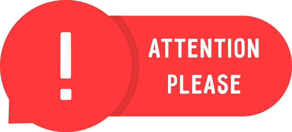 Attention Please Vector Images (over 1,500)
