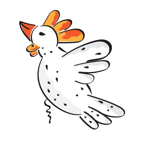 Flying Rooster Vector Images (over 1,100)