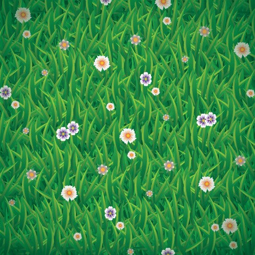 Green Grass Flowers Vector Images (over 53,000)