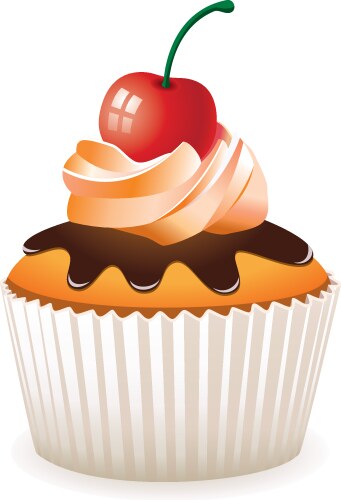 Muffin essential elements set Royalty Free Vector Image