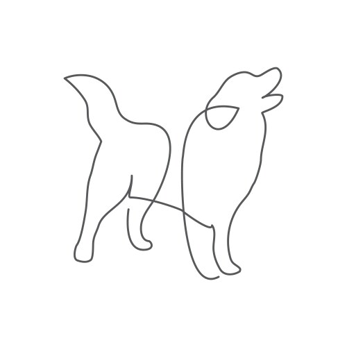 Easy Line Drawings Of Animals Cute Animals Drawing Cut Out Stock