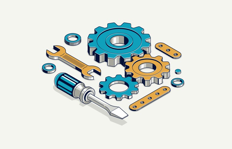 Cog Spanner Vector Images (over 5,100)
