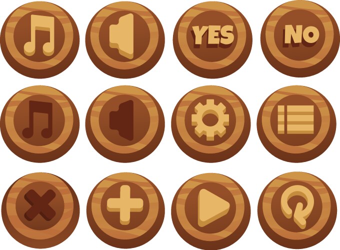 Cartoon Button Vector Images (over 130,000)