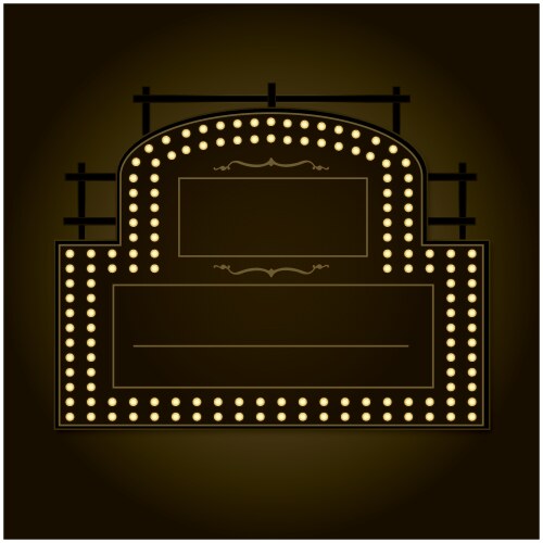 Prohibition era boardwalk sign Royalty Free Vector Image