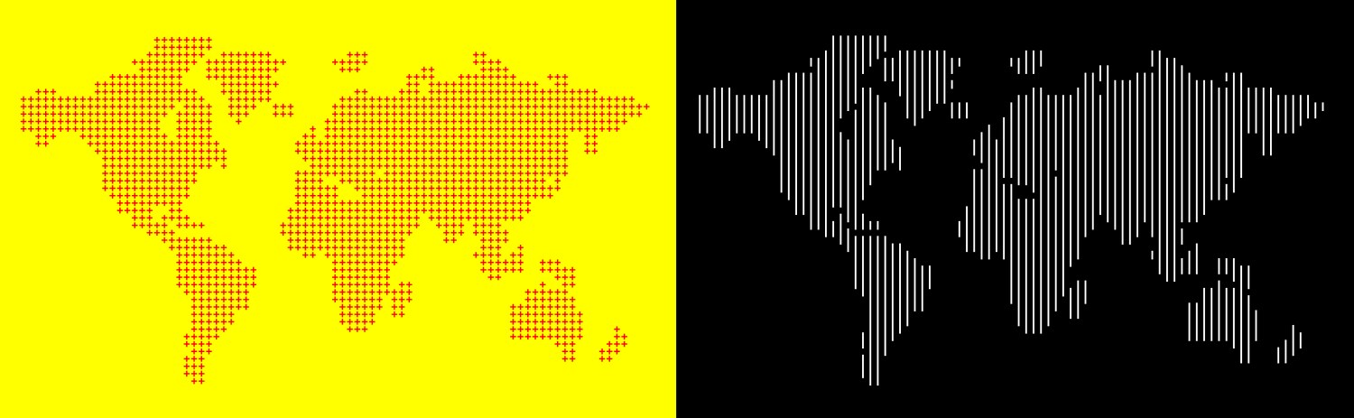 Text world map country name typography design Vector Image