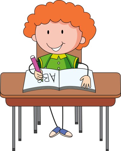 Cartoon Homework Vector Images (over 34,000)