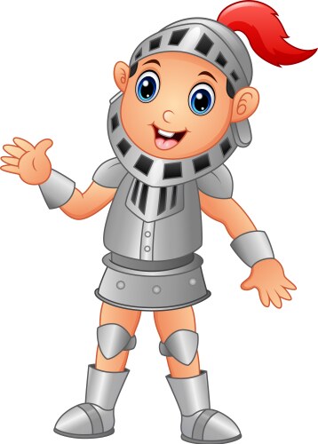 Superhero boy waving hand Royalty Free Vector Image