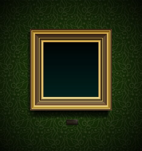 Picture frame wallpaper background Royalty Free Vector Image