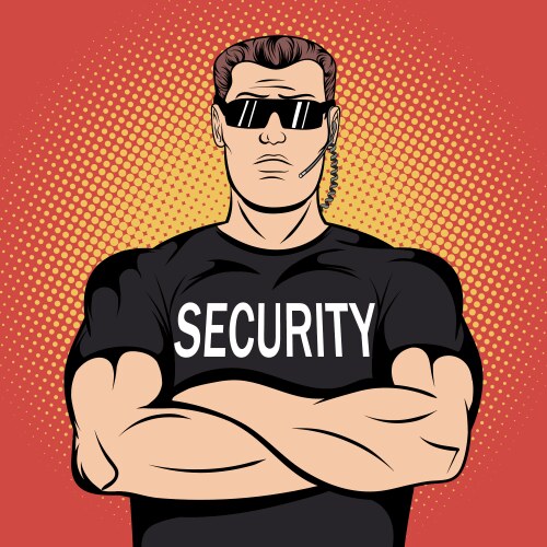 Cartoon Guard Security Vector Images (over 12,000)