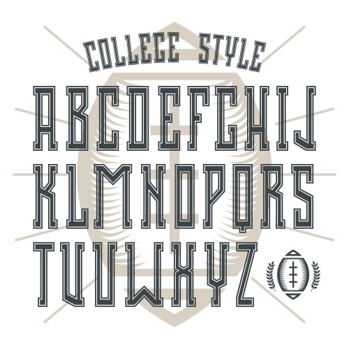 College Font Vector Images (over 7,500)