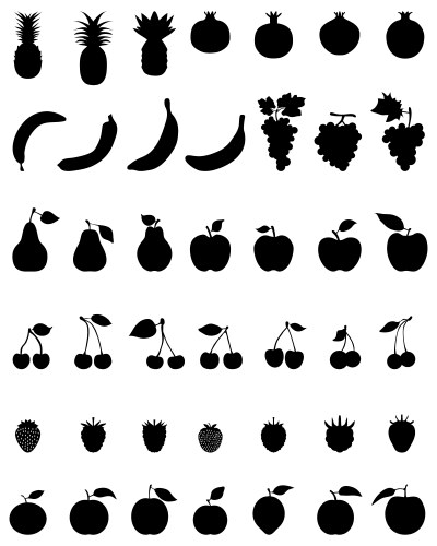 Fruit Black Vector Images (over 310,000)