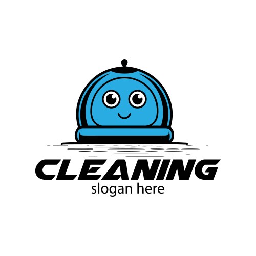 Professional cleaning company logo Royalty Free Vector Image