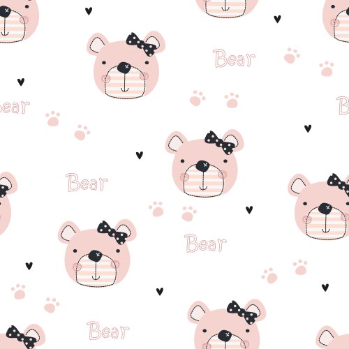 Cute teddy bear Royalty Free Vector Image - VectorStock