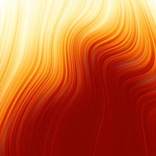 Color hand-drawing wave sunny background gradient Vector Image