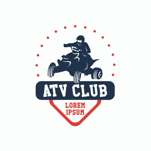 Utv logo design Royalty Free Vector Image - VectorStock