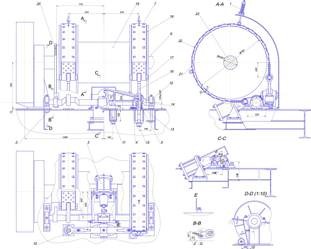 Hatching Drawing Mechanical Vector Images (75)