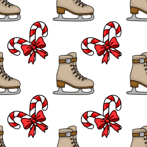 Ice Skates Pattern Vector Images (over 1,600)