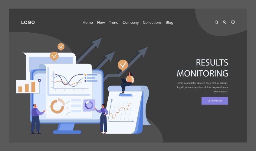 Monitoring and Evaluation Vector Images (over 2,900)