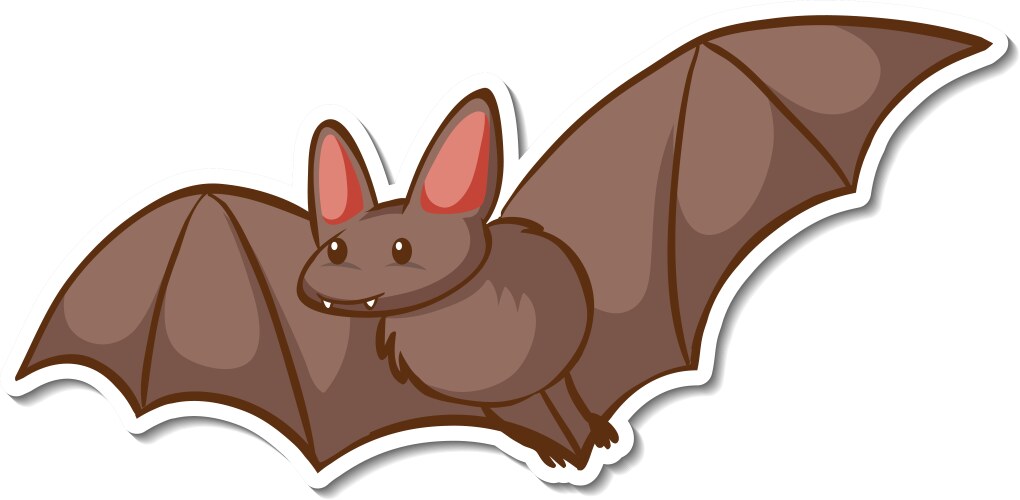 Bat cartoon Royalty Free Vector Image - VectorStock