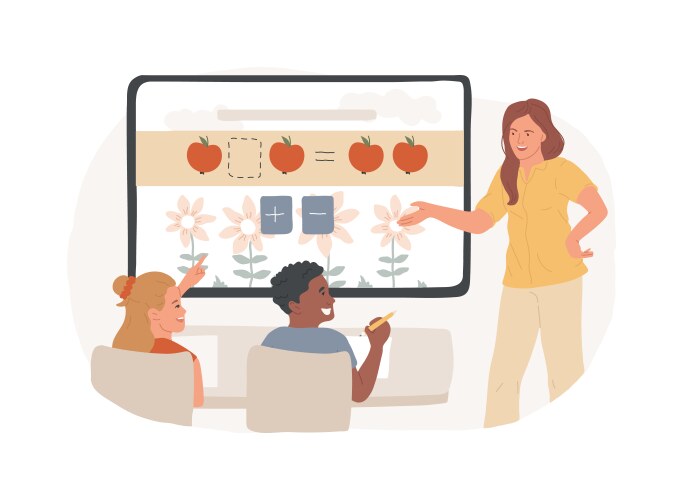 Attach assignment isolated cartoon Royalty Free Vector Image