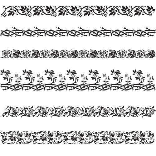 Ancient greek pattern - seamless set of designs Vector Image