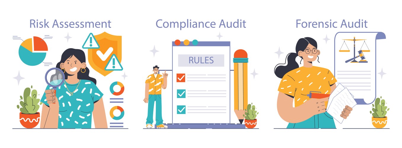 Risk Minimization Concept Flat Royalty Free Vector Image 9797
