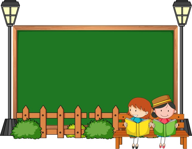 Border Frame Kids Reading Vector Images (over 230)