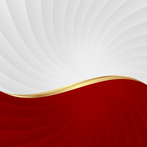 Red and white abstract wavy background Royalty Free Vector