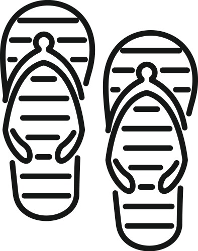 Flip Flop Outline Vector Images (over 3,600)