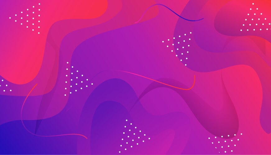 Dynamic colorful 3d geometric background Vector Image